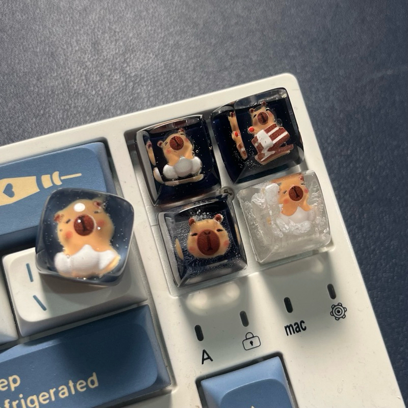 Handmade Resin Capybara Keycaps | Shopee Malaysia