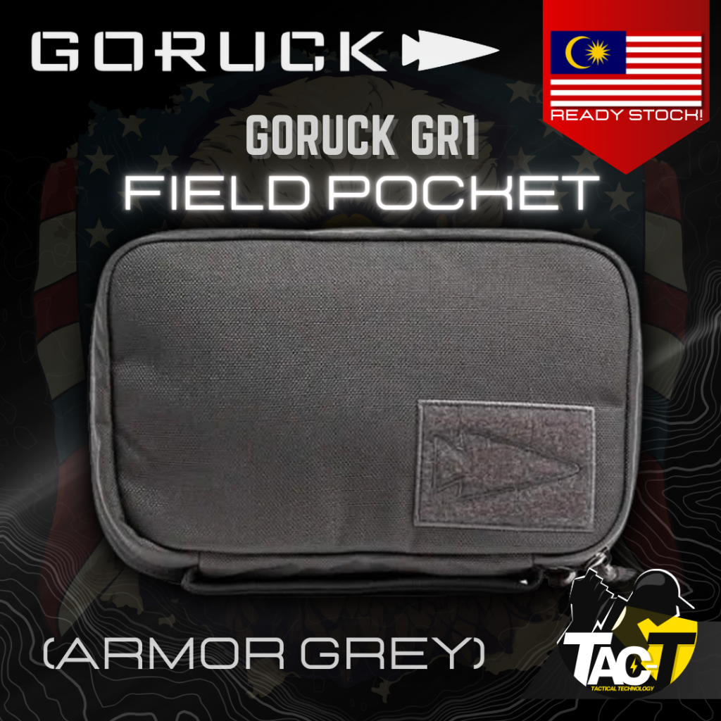 GORUCK GR1 Field Pocket - Armor Grey - ORIGINAL | Shopee Malaysia