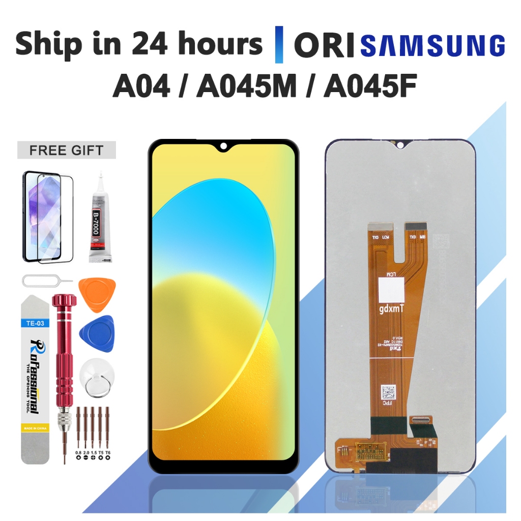 ORIGINAL LCD Samsung Galaxy A04 A045M A045F Touch Screen Digitizer ...