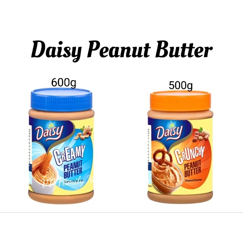 Halal*DAISY Peanut Butter Crunchy/Creamy*500g/600g | Shopee Malaysia