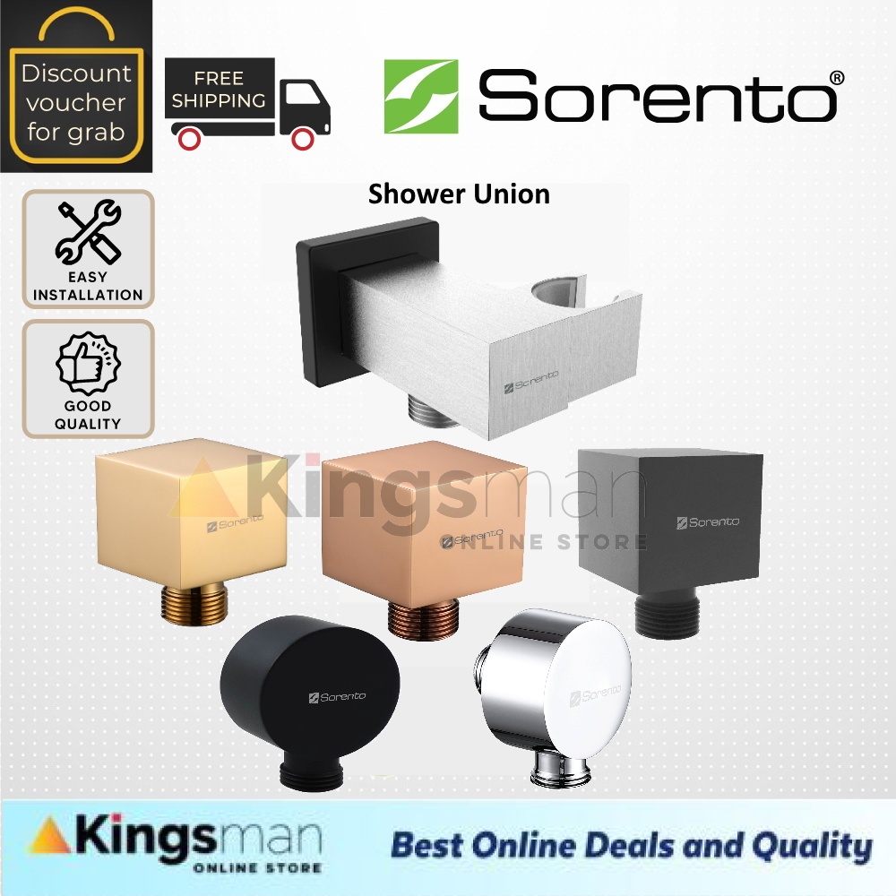 [Kingsman] Sorento Brass Wall Mounted Shower Union Shower Elbow ...