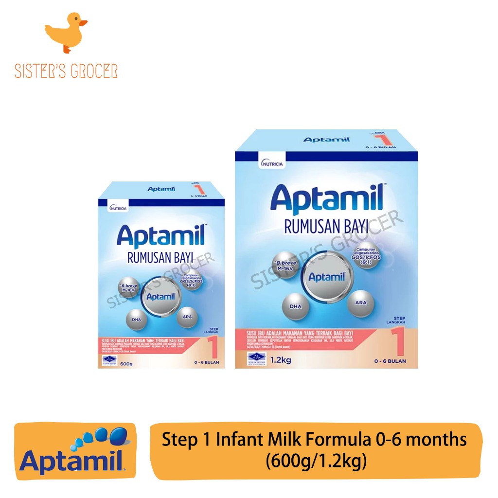 Aptamil Step 1 Infant Milk Formula 0-6 months (600g/1.2kg) | Shopee ...