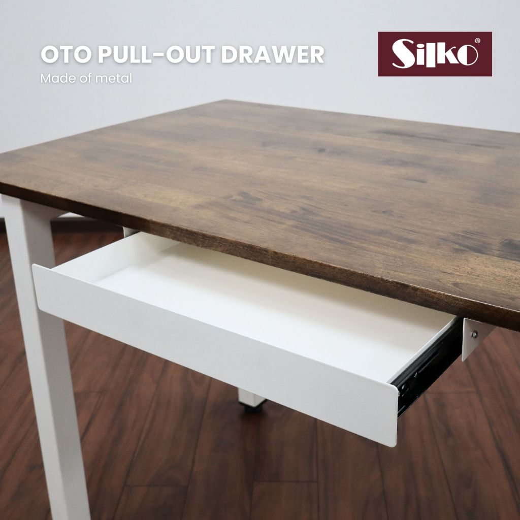 OTO Pull-out Drawer made of Powder-coated steel for work desk study ...
