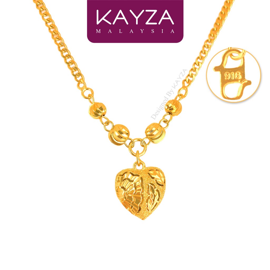 23N KAYZA Love Boba Necklace Handcrafted Designs in Vietnamese Gold ...