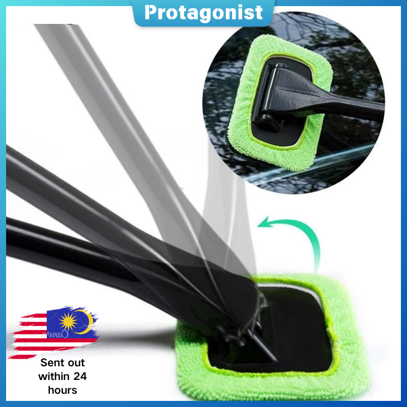 【Ready stock】180° Car Windshield Microfiber Cleaning Cloth Window ...