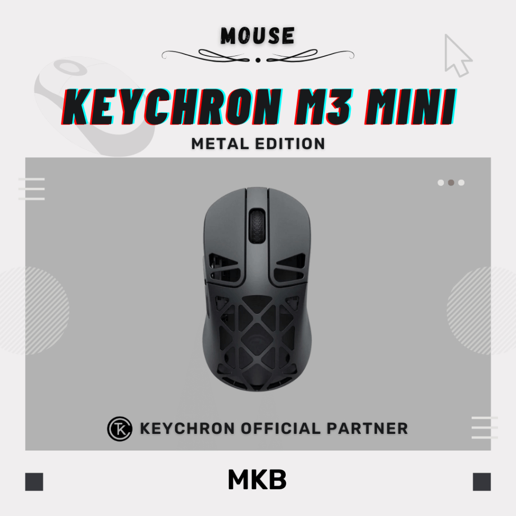 Keychron M3 Mini Metal Edition Magnesium Alloy Body Ultra-Lightweight ...