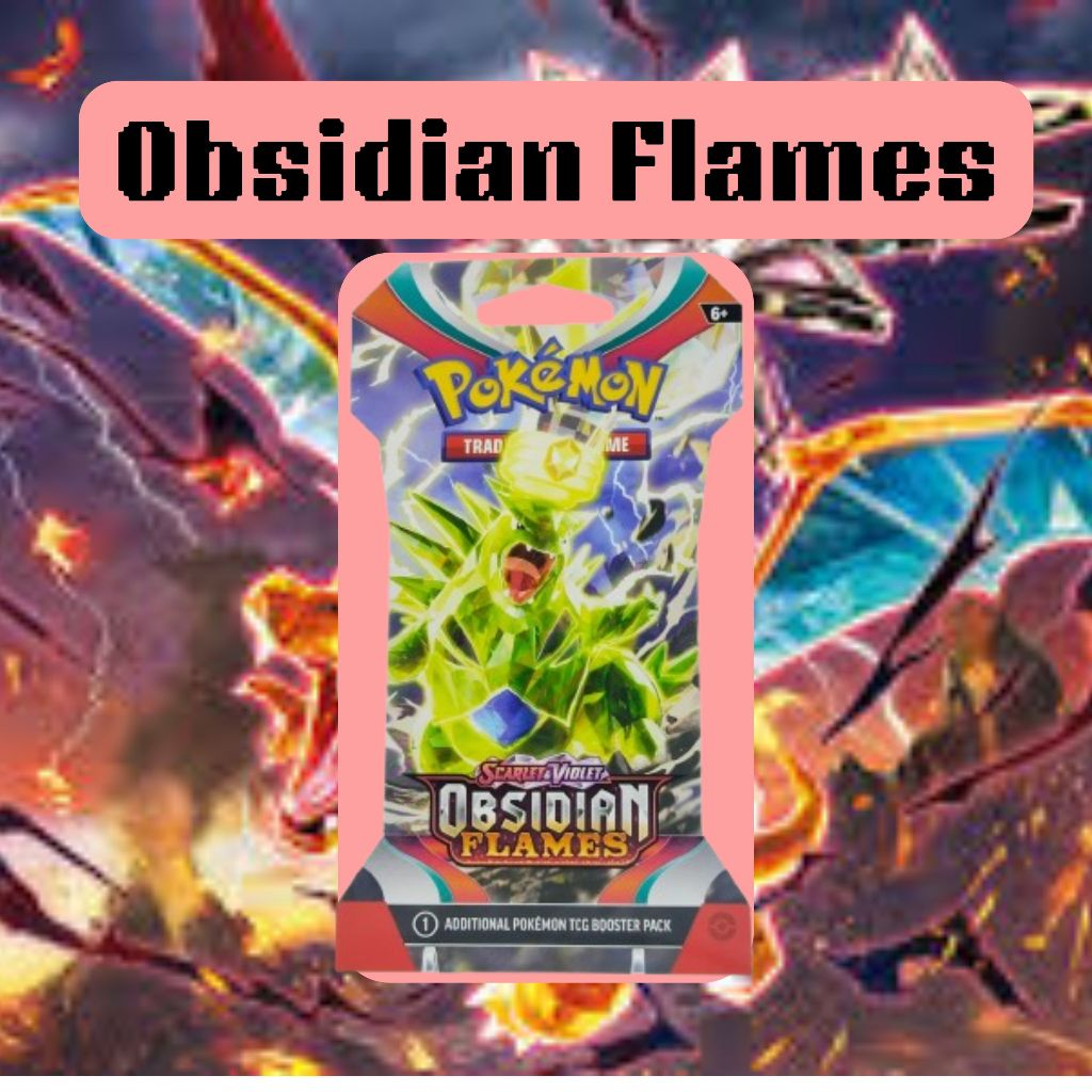 Pokemon Obsidian Flames Sleeved Booster Pack | Shopee Malaysia