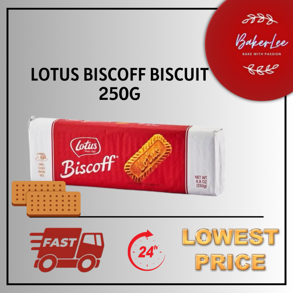 LOTUS BISCOFF BISCUIT 250G VIRAL ORIGINAL CARAMELISED BISCUIT READY ...