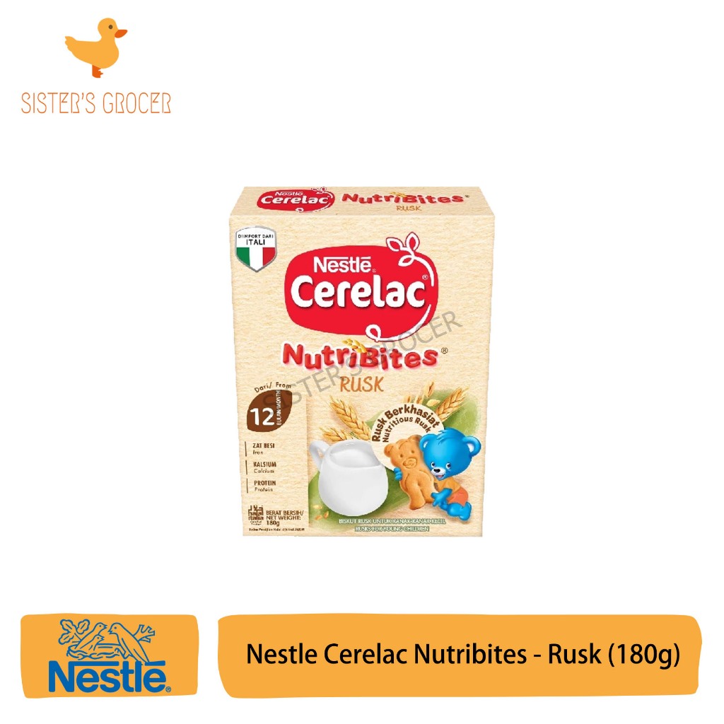 Nestle Cerelac Nutribites - Rusk (180g) | Shopee Malaysia