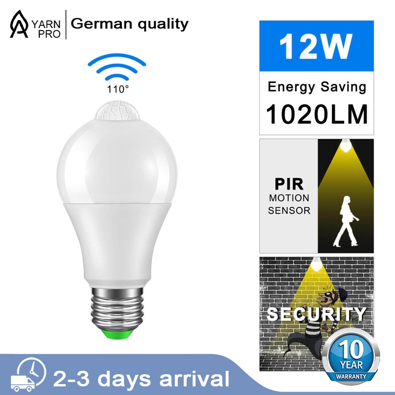 YARN PRO LED Bulb Human Body Induction Light Bulb Corridor Sound and ...