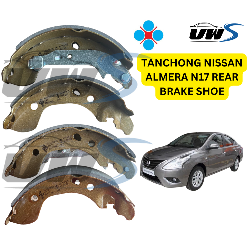 TANCHONG NISSAN ALMERA N17 REAR BRAKE SHOE | Shopee Malaysia