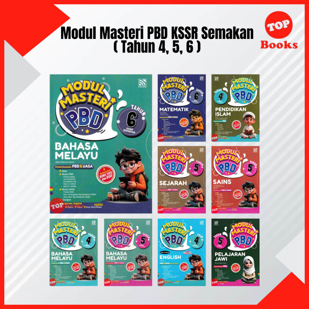 [TOPBOOKS Pelangi] Buku Latihan : Modul Masteri PBD KSSR Semakan Tahun ...