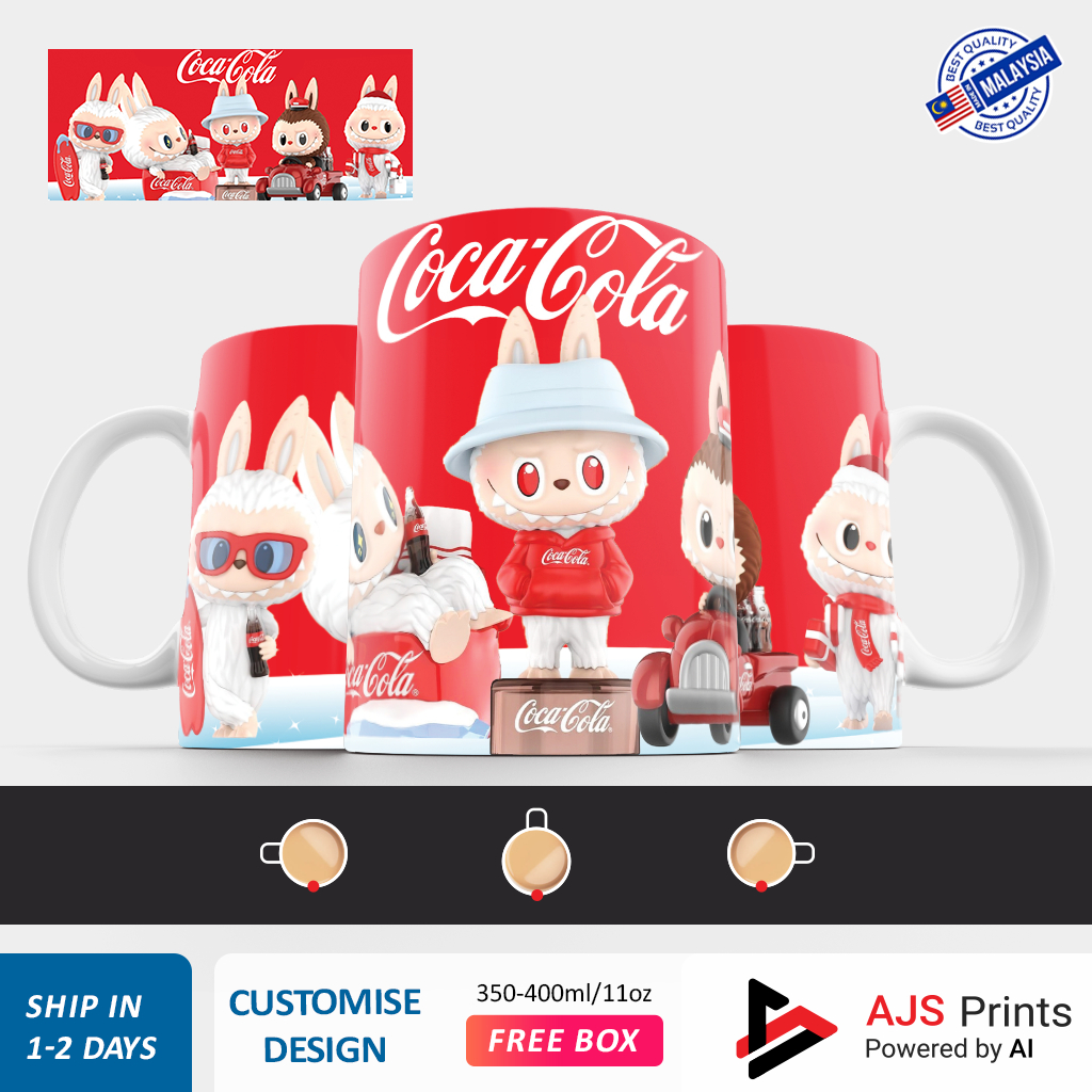 (READY STOCK) POP MART Coca Cola Labubu Limited Edition 2025 COFFEE Mug ...