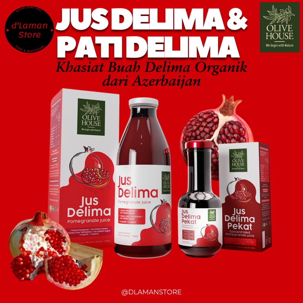 Pati Delima Dan Jus Delima Organik dari Azerbaijan Olive House Pilihan ...