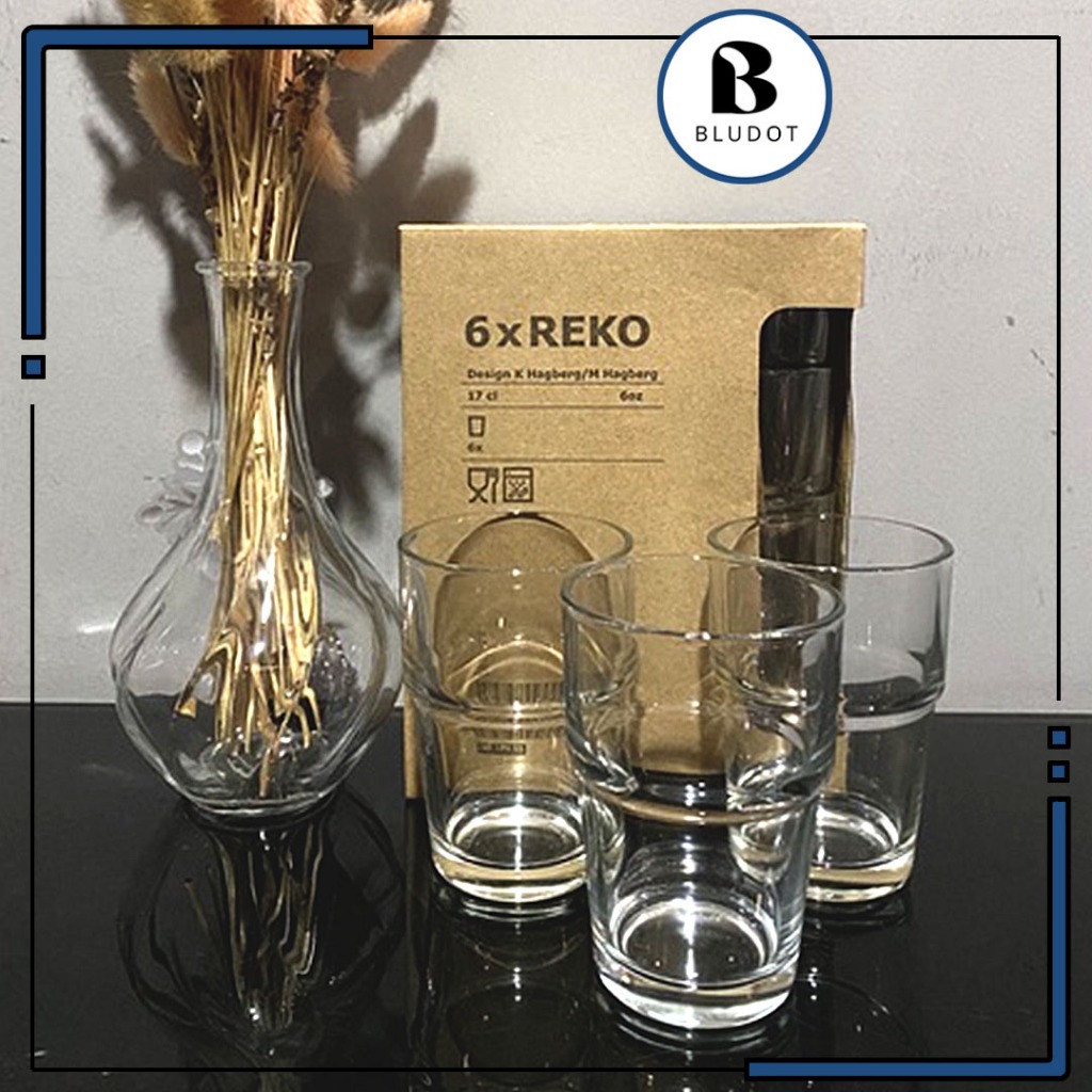 [6 PCS] WATER GLASS CLEAR GLASS TABLEWARE DINNEWARE DRINKING GLASS 17CL ...