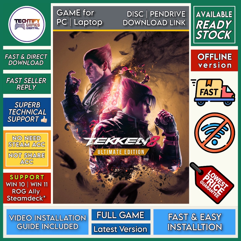 [PC Game] TEKKEN 8 Ultimate Edition (v1.10.01 + 17 DLCs) - Offline ...