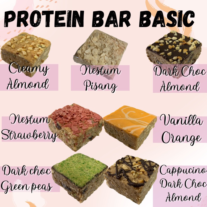 Protein Bar/Kudapan Sihat/Energy Bites Random Flavour | Shopee Malaysia