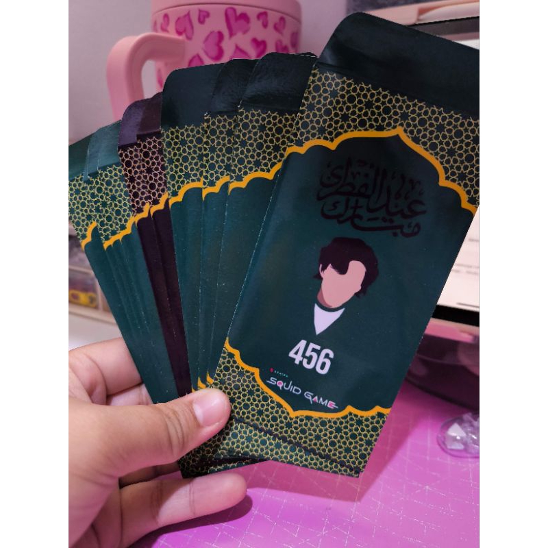 (10 pcs) set sampul duit Raya squid game version material glossy sampul ...