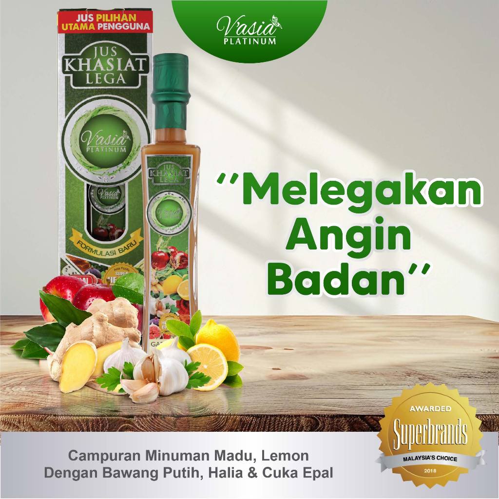 V'ASIA JUS KHASIAT LEGA - Jus Kolestrol Melegakan Angin Badan | Shopee ...