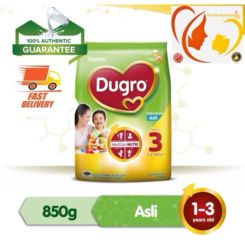 Dumex Dugro Step 3 Original/Asli Growing Up Milk Formula 1-3 years ...