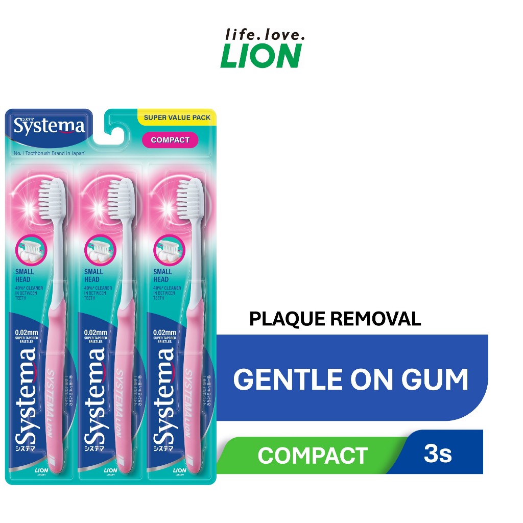 Systema Toothbrush Super Value Pack (3S) - Compact | Shopee Malaysia