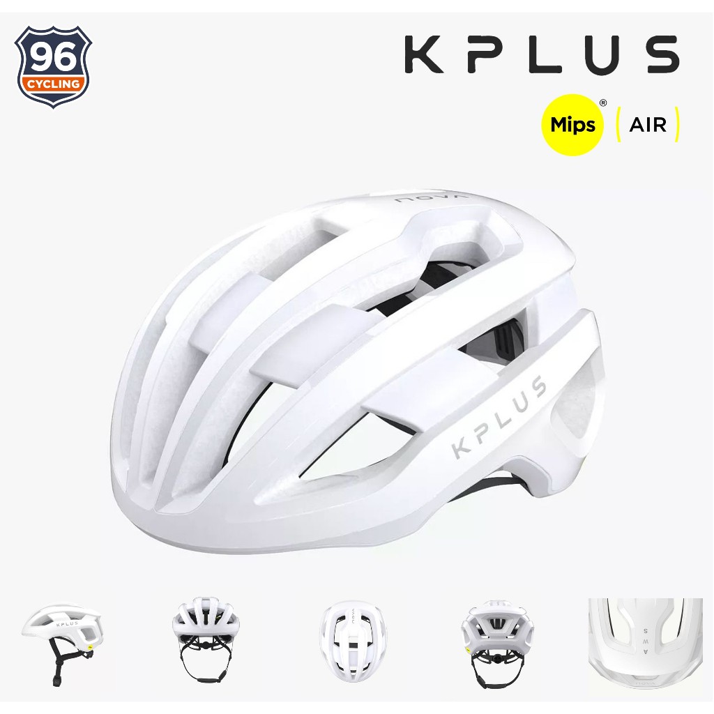 KPLUS Helmet Nova MIPS A.W.S MATT WHITE OFFICIAL SELLER Road Bike MTB ...