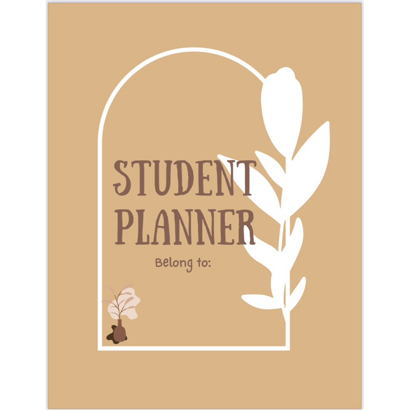 STUDENT PLANNER-simple, easy to use, aesthetic design | Shopee Malaysia