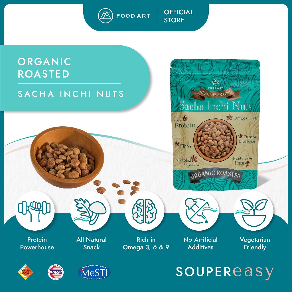 Organic Roasted Sacha Inchi Nuts | Shopee Malaysia