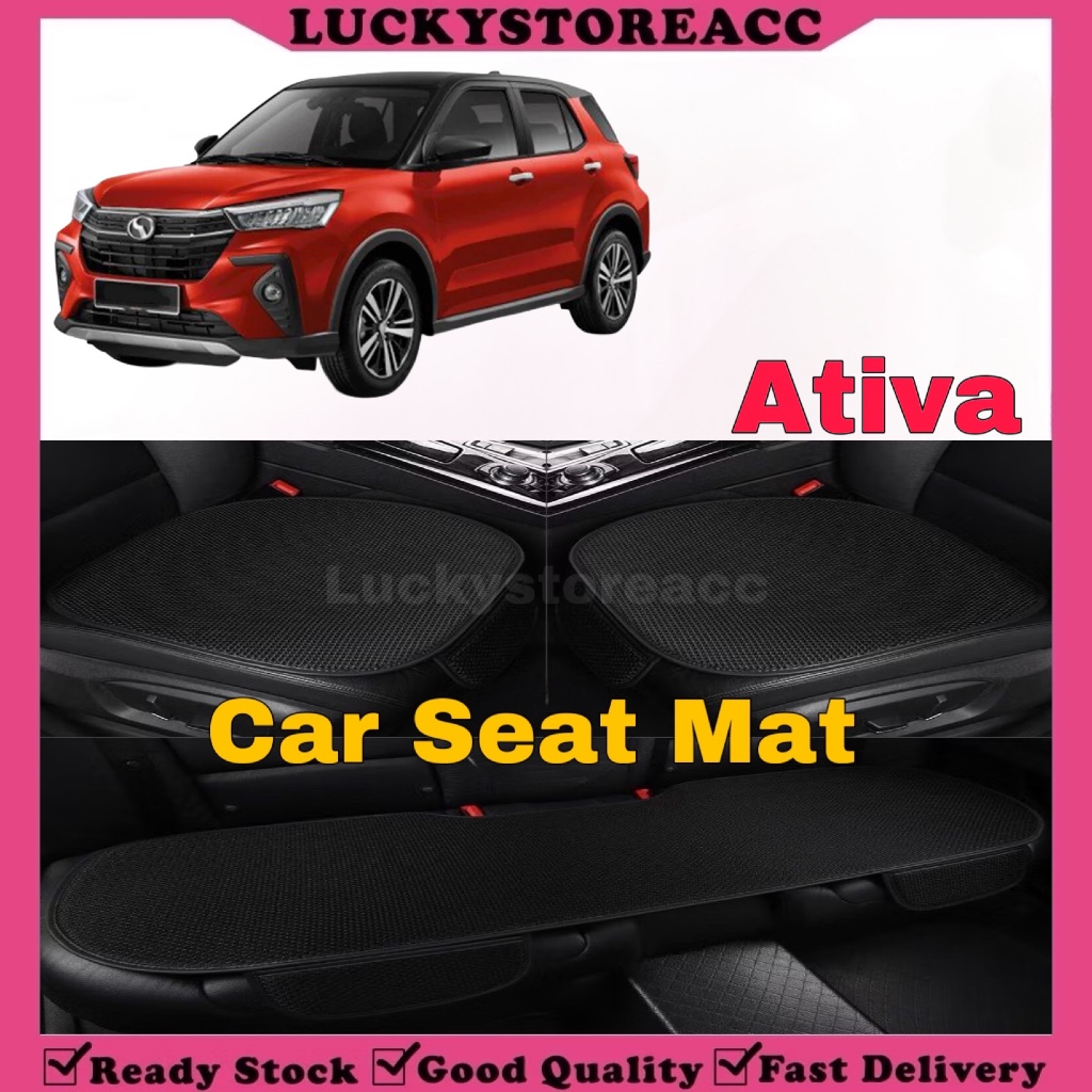 Perodua Ativa Full Set 3pcs Ice Silk Cool Car Accessories Seat Covers ...