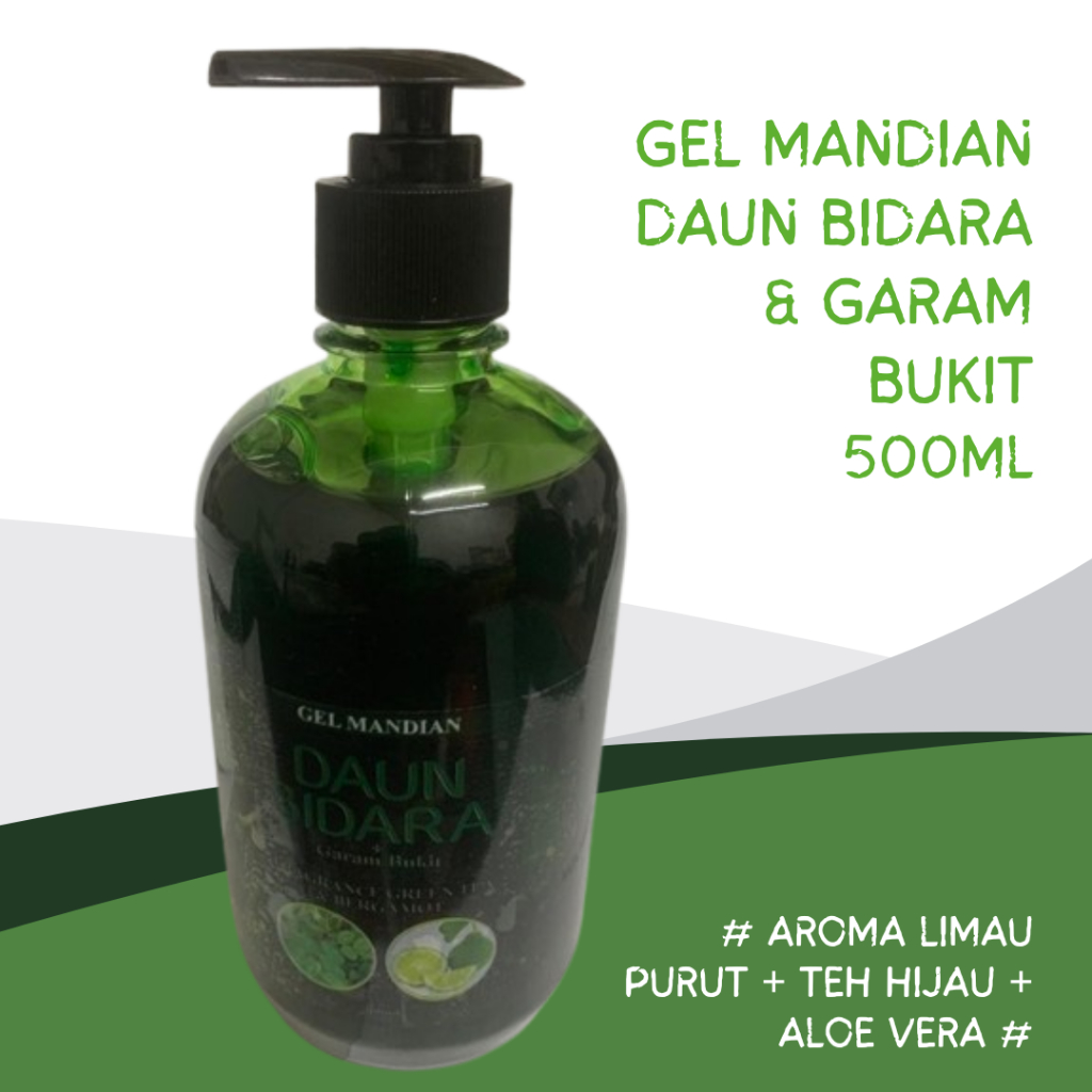 Gel Mandian Daun Bidara & Garam Bukit 500ml rm14.80 | Shopee Malaysia