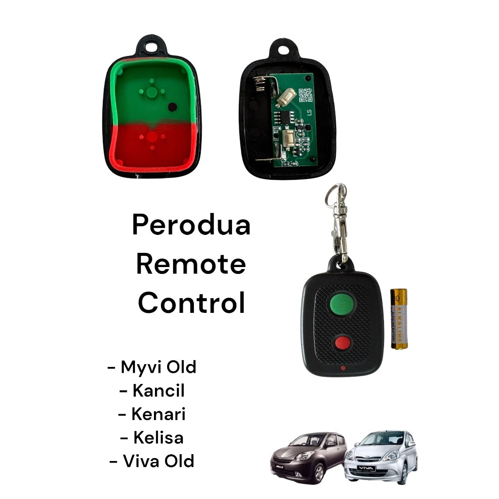 Perodua Myvi 2005 / Kelisa / Kenari / Viva Remote Control / Alarm ...
