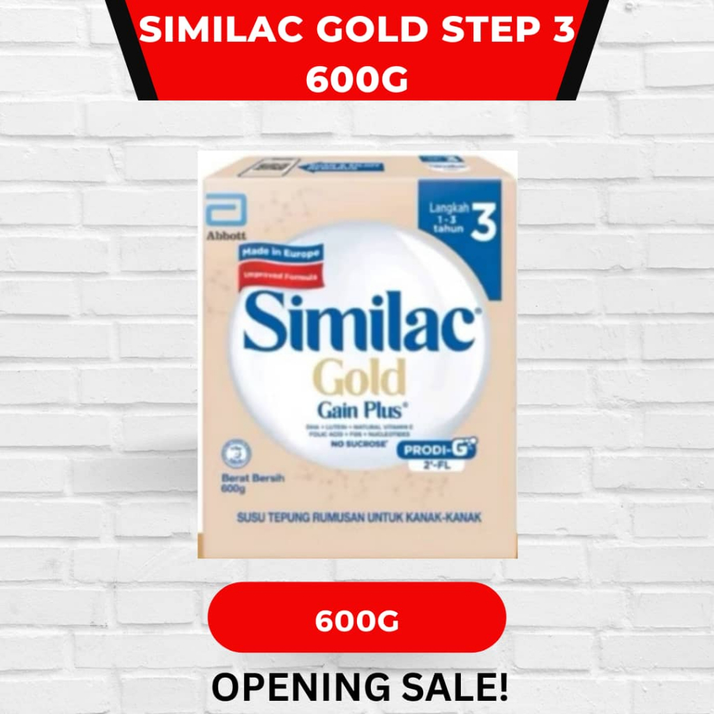 EXP 2026 SIMILAC GOLD STEP 3 600g | Shopee Malaysia