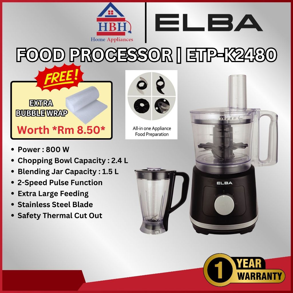 (Free BubbleWrap) Elba | EFP-K2480(BK) | All-In-One For Food ...