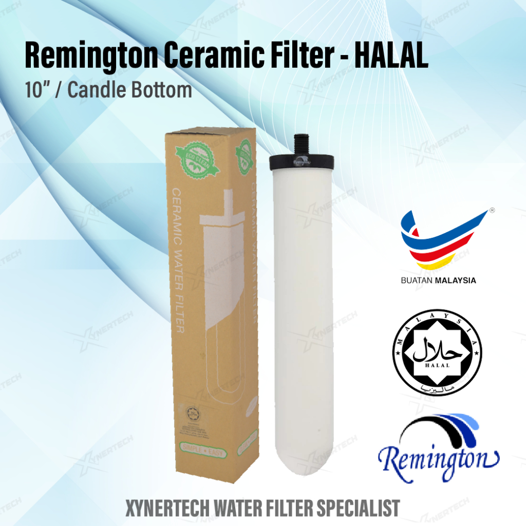 Remington Halal Ceramic Water Filter Cartridge Made In Malaysia Resist ...