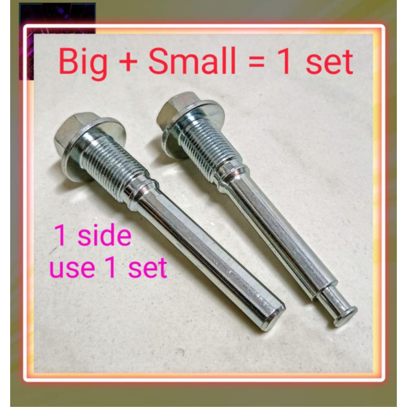 Disc Pad Screw Wira 1.6cc (front) (1set2pc=1tyre)(caliper screw ...