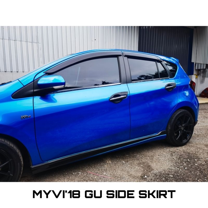 Perodua Myvi Mg3 Gear Up Side Skirt /Advance Side Skirt (Ready Stock ...