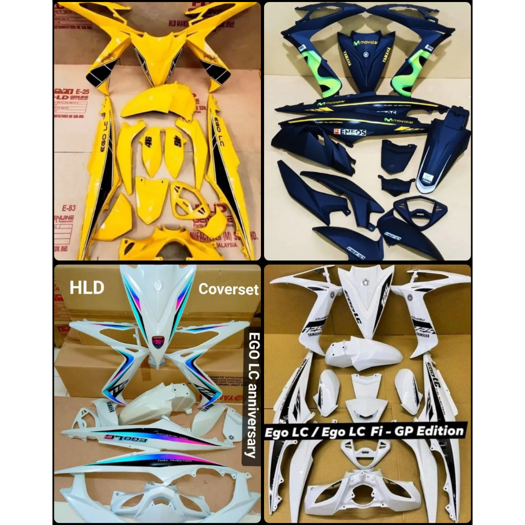 COVERSET YAMAHA EGO LC CARB / EGO LC FI 125 KENNY ROBERT / MOVISTAR ...