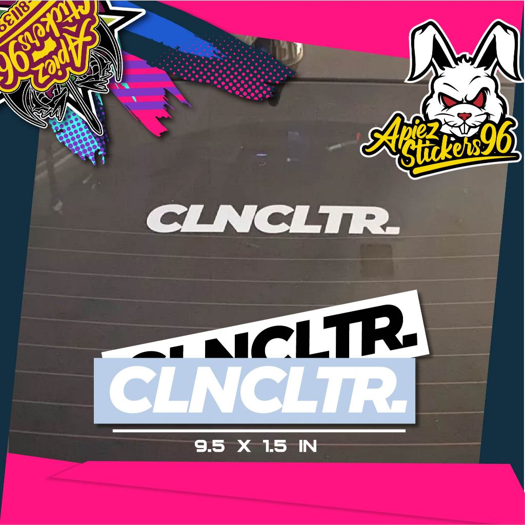 CLNCLTR (Clean Culture) Stickers / Car Stickers / Sticker For Car ...