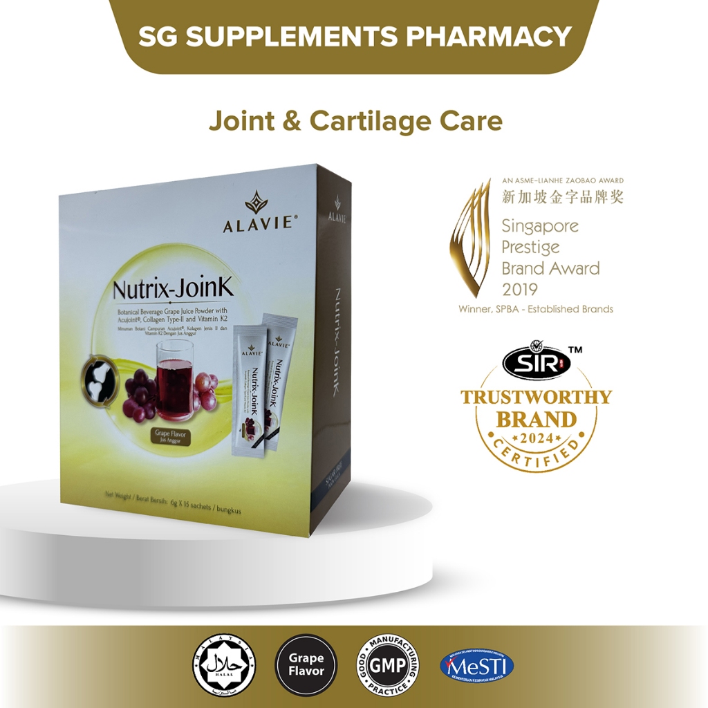 ALAVIE Nutrix-JoinK 15sachets 强筋健骨护关节膝盖软骨营养饮 Glucosamine, Joint Care ...