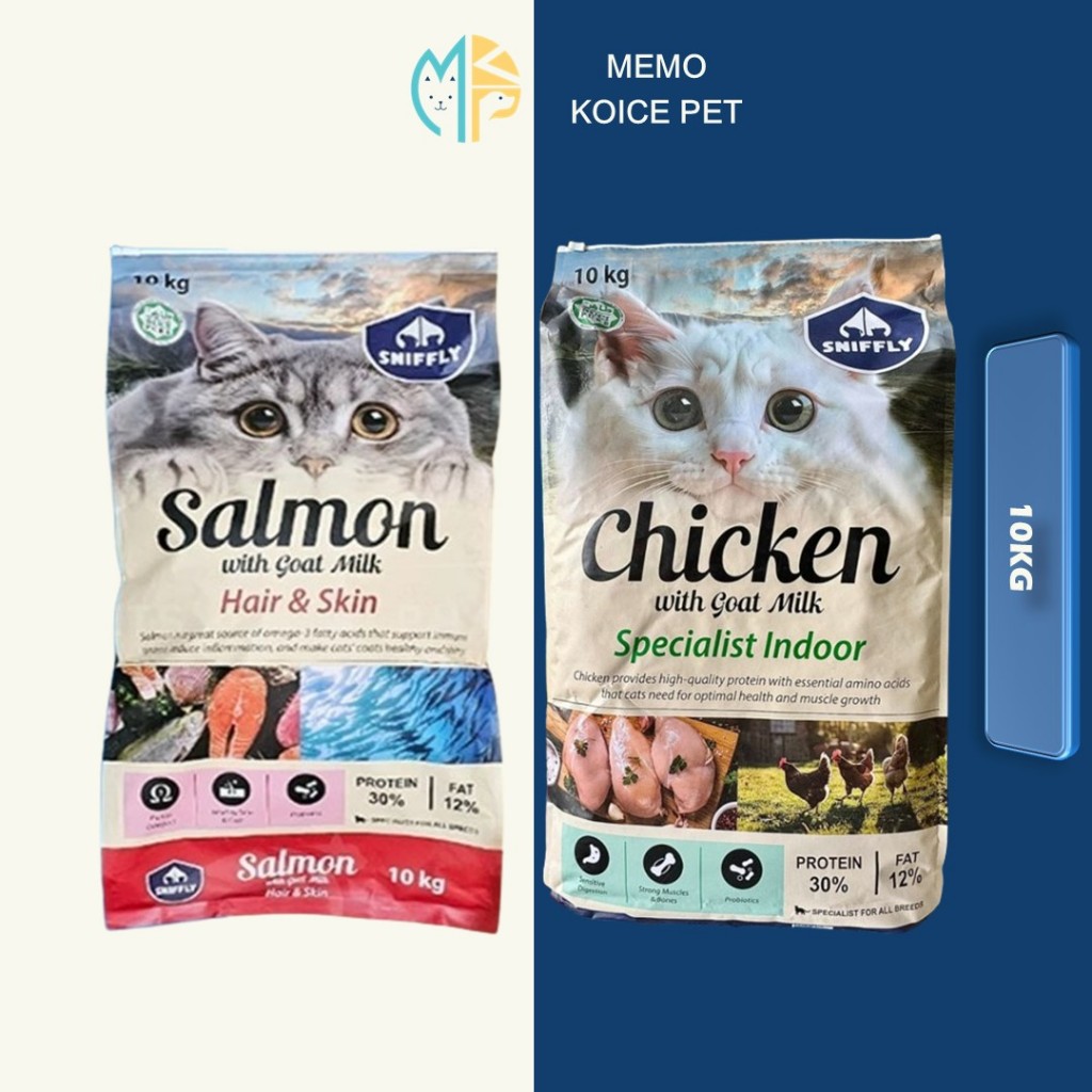 Sniffly Cat Dry Food 10kg Cat Kibbles Cat Food Hair Skin Goat Milk ...