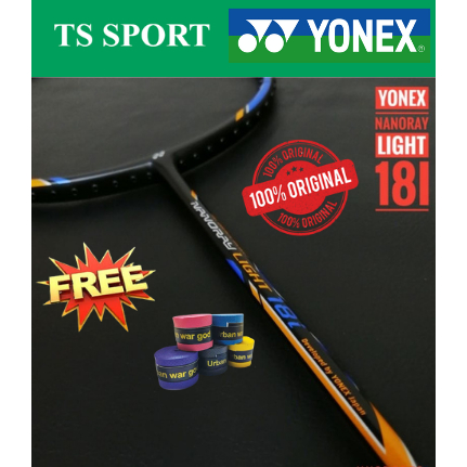 Yonex Badminton Racket Raket Raquet Nanoray Light 18i Sports Sukan Free Grip Promotion Offer ...