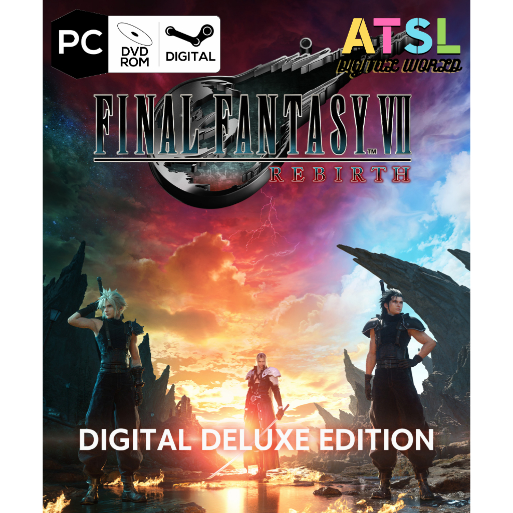 [Original PC Game] FINAL FANTASY VII REBIRTH Digital Deluxe Edition (v1 ...