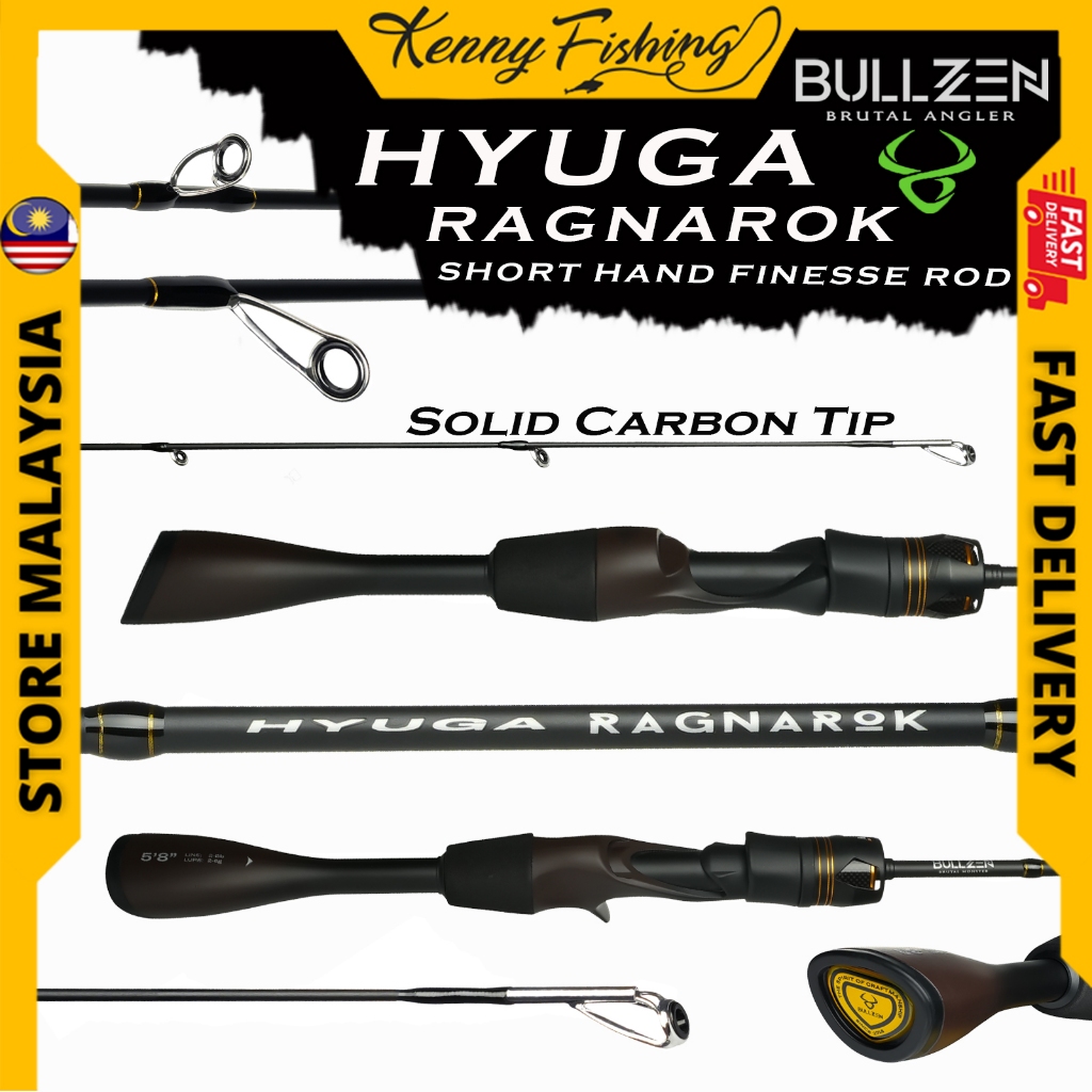 2025 New BULLZEN HYUGA RAGNAROK Solid Carbon Single Hand Baitcast ...