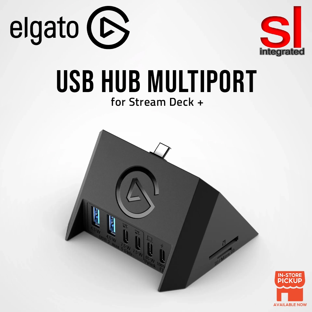 Corsair Elgato USB Hub Multiport adapter for Stream Deck + | Shopee ...