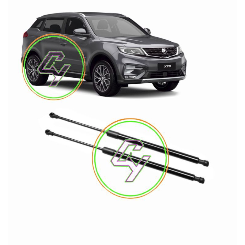 PROTON X70 ( 1 pcs ) FRONT / REAR BONNET ABSORBER Strut Tailgate ...
