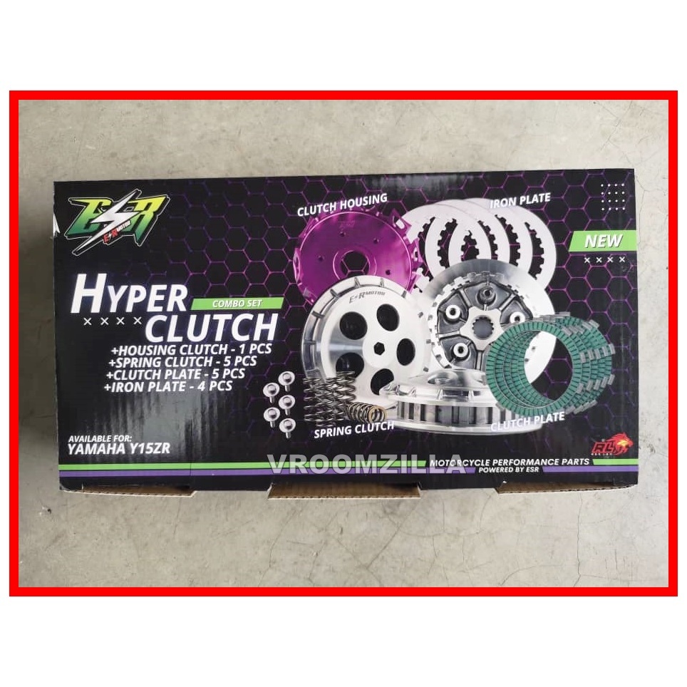 ESR HYPER CLUTCH COMBO SET Y15ZR Y16ZR / 5 Clutch Plate Housing Spring ...