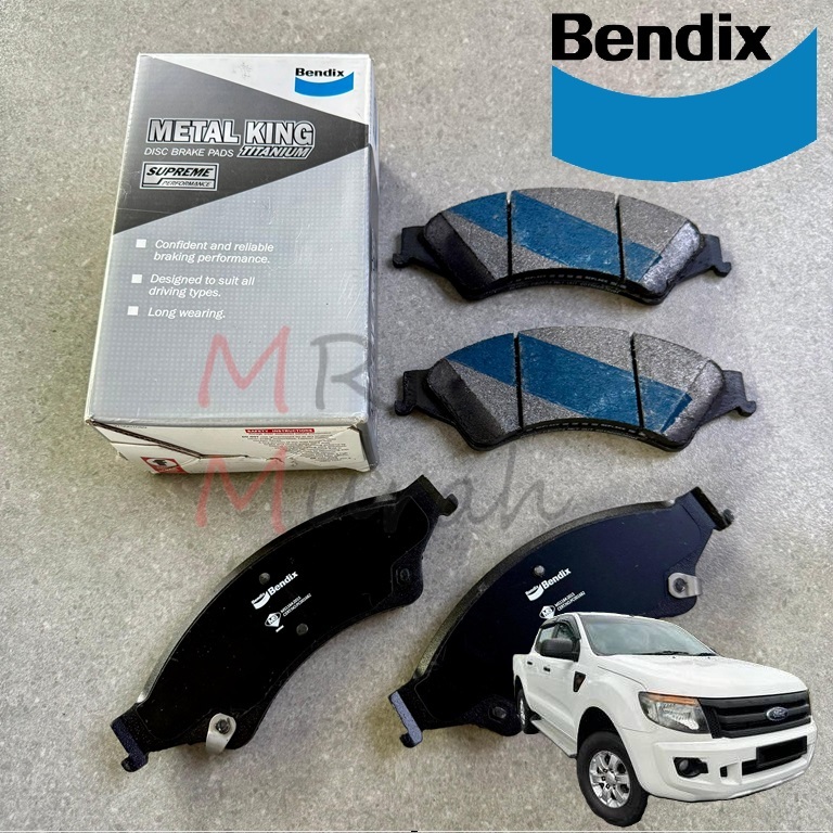Original Bendix DB2074 Ford Ranger T6, BT50 2.5 Front disc pad brake ...