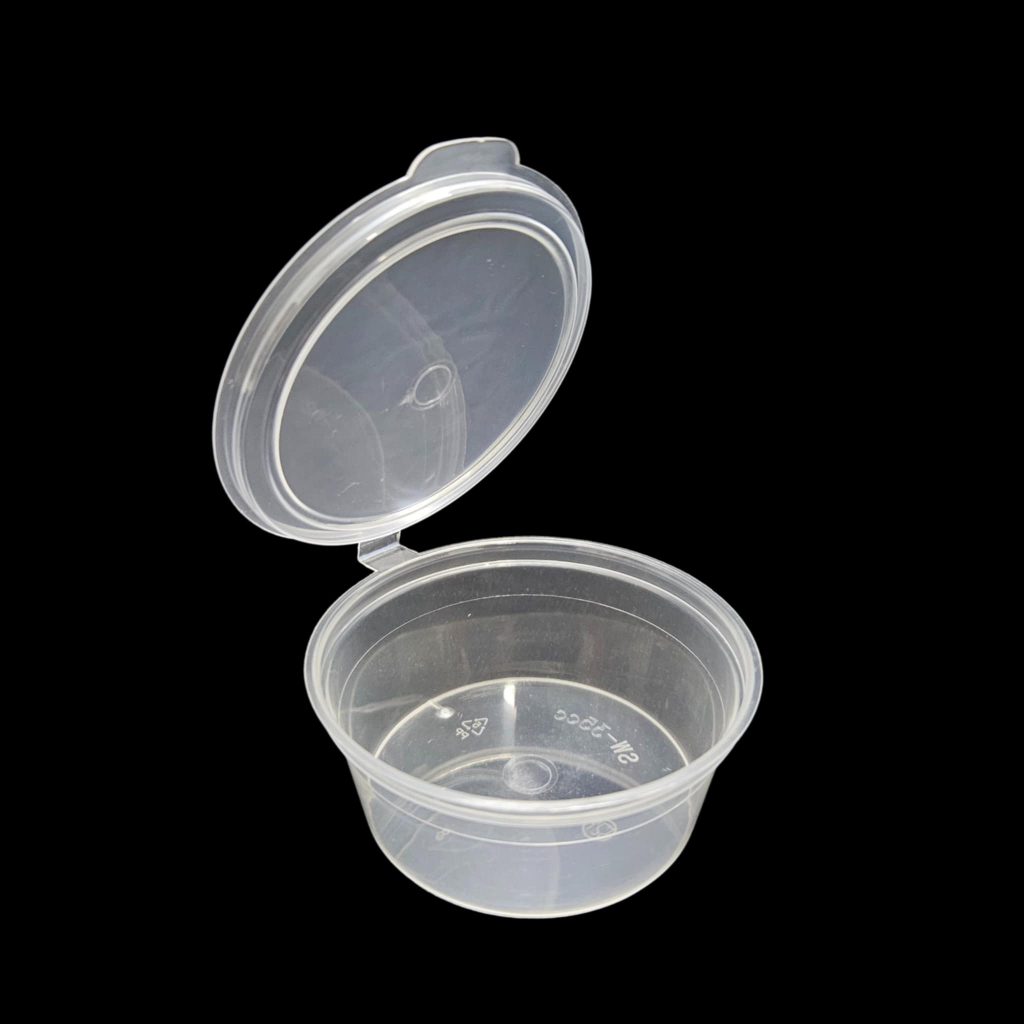 (100pcs±) 35cc/35ml Plastic Sauce Container / 35ml Sauce Container 1.2oz Deli Container / Bekas ...