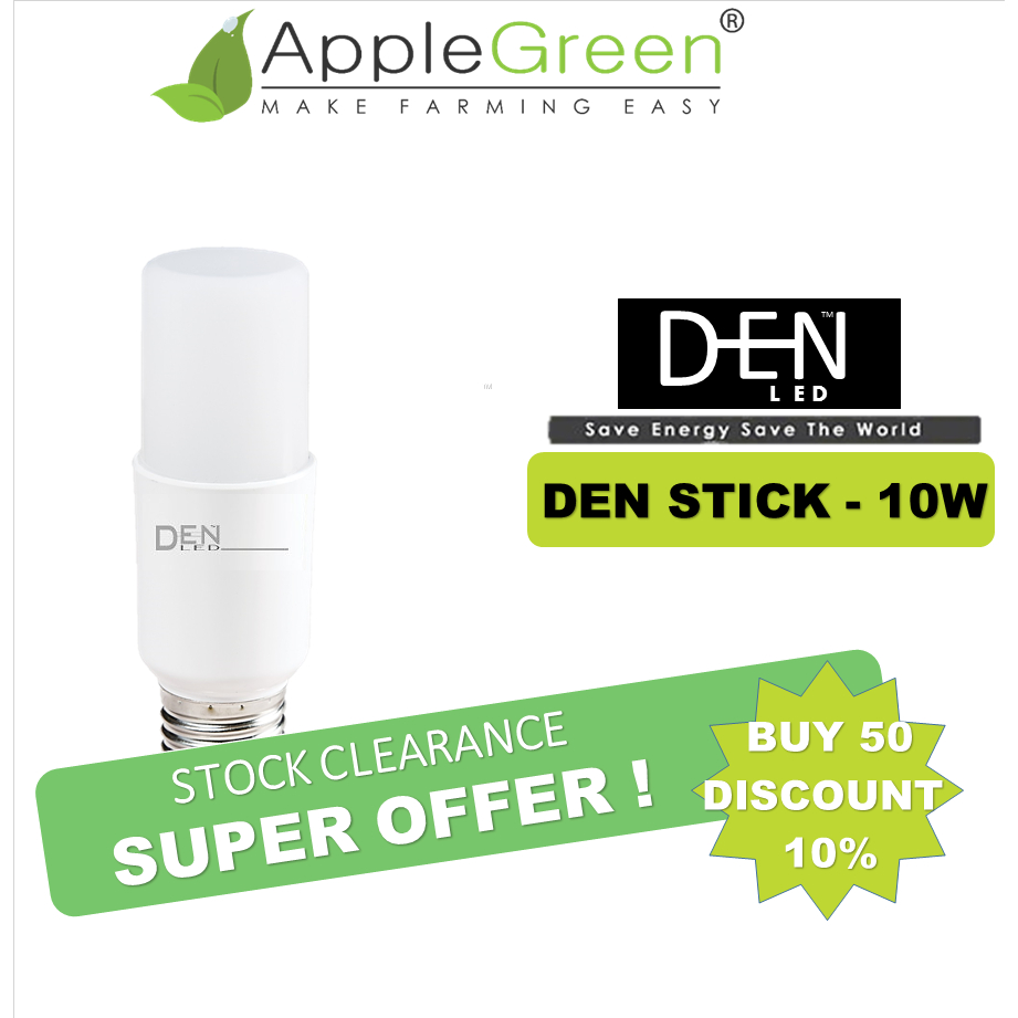 [DEN] LED Stick Bulb 10W E27 (6500K Daylight,RED,BLUE,GREEN) (ZK ...