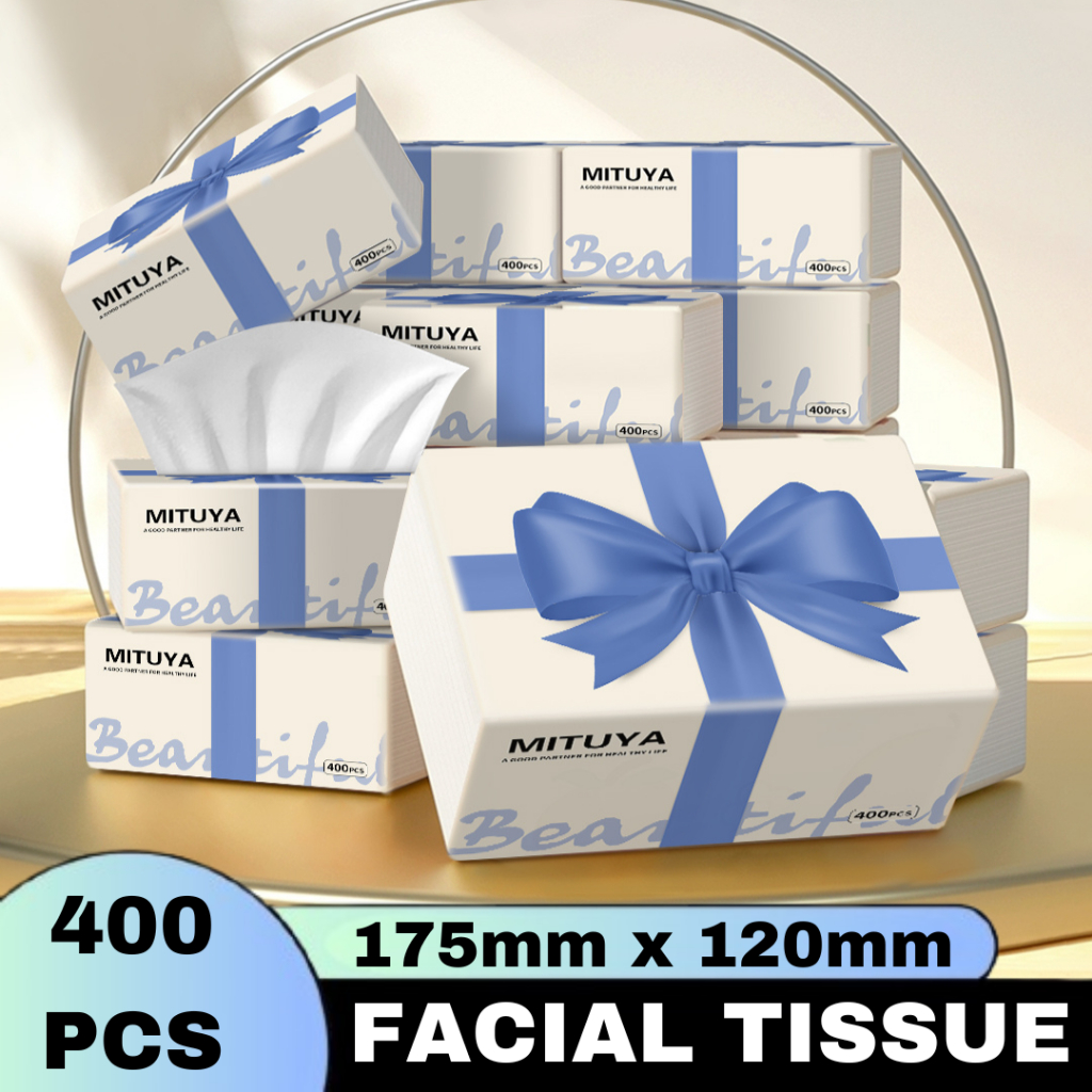 20 Pack Ribbon Series Tissue Ready Stock Facial Soft (100 pulls x 4ply ...